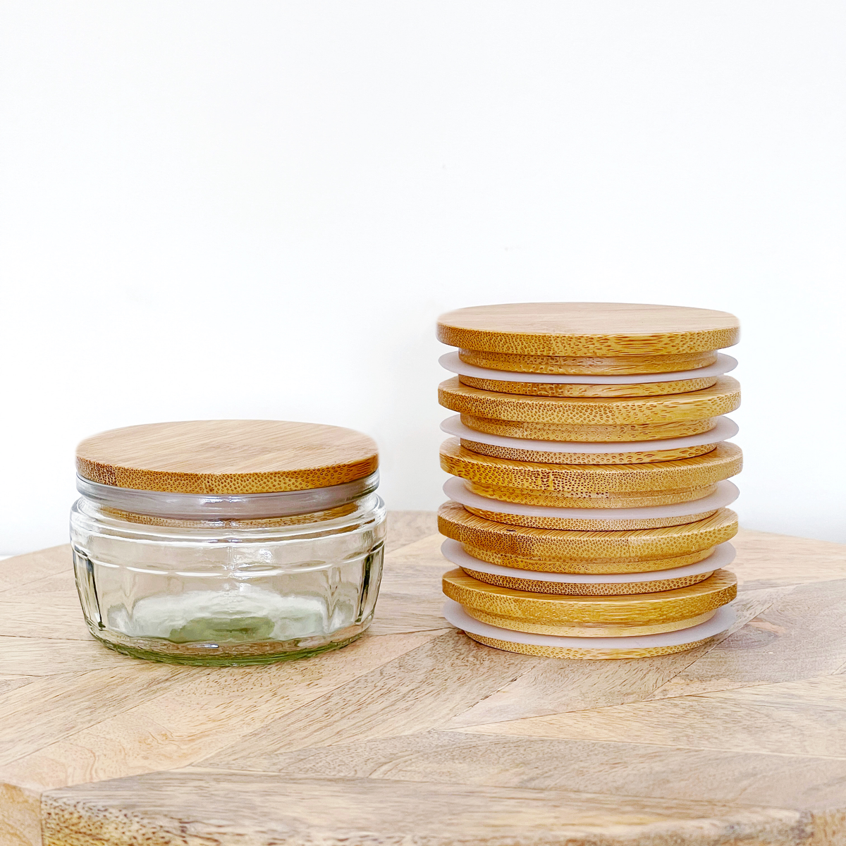 Airtight Bamboo Lids For Gu Lidl Aldi Dessert Pots – SHELF LIFE